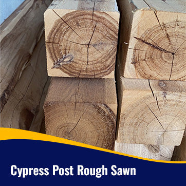 Cypress Post Rough Sawn - Buy Now – Victorian Timber & Building Supplies